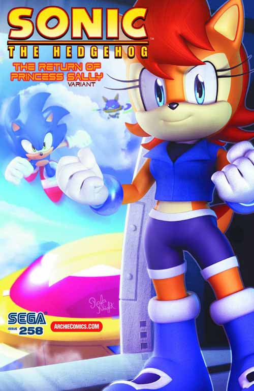 Sonic The Hedgehog #258 Return Princess Sally Variant Cover ...