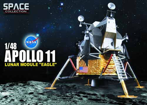 Nasa Apollo 11 Lunar Module 1/48 Scale Diecast Model ...