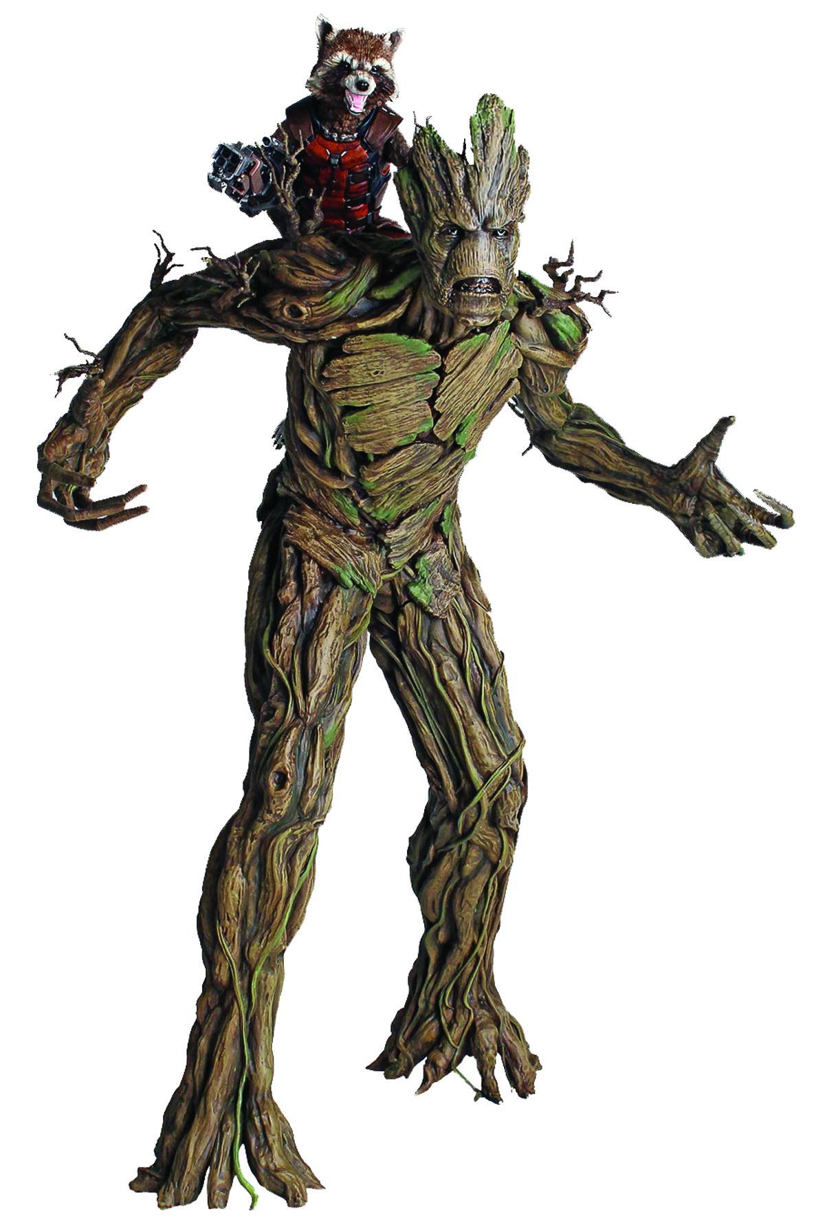 Guardians of the Galaxy Rocket & Groot Statue Gentle Giant ...