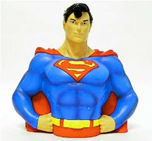 Superman Bust Bank -- DC Comics – MythicCollectibles.com