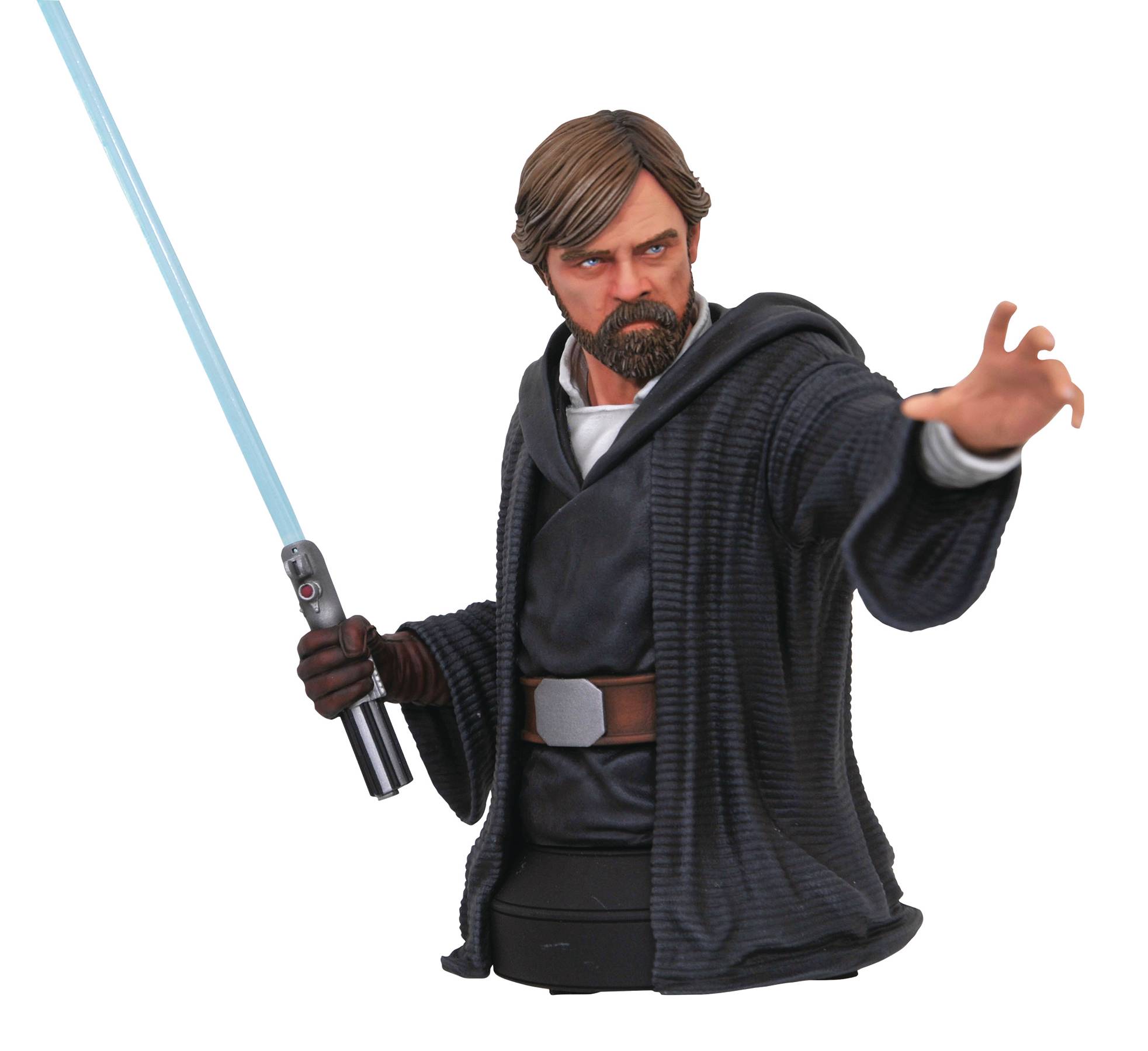 Star Wars Last Jedi Luke Skywalker Bust Statue Gentle Giant Diamond ...